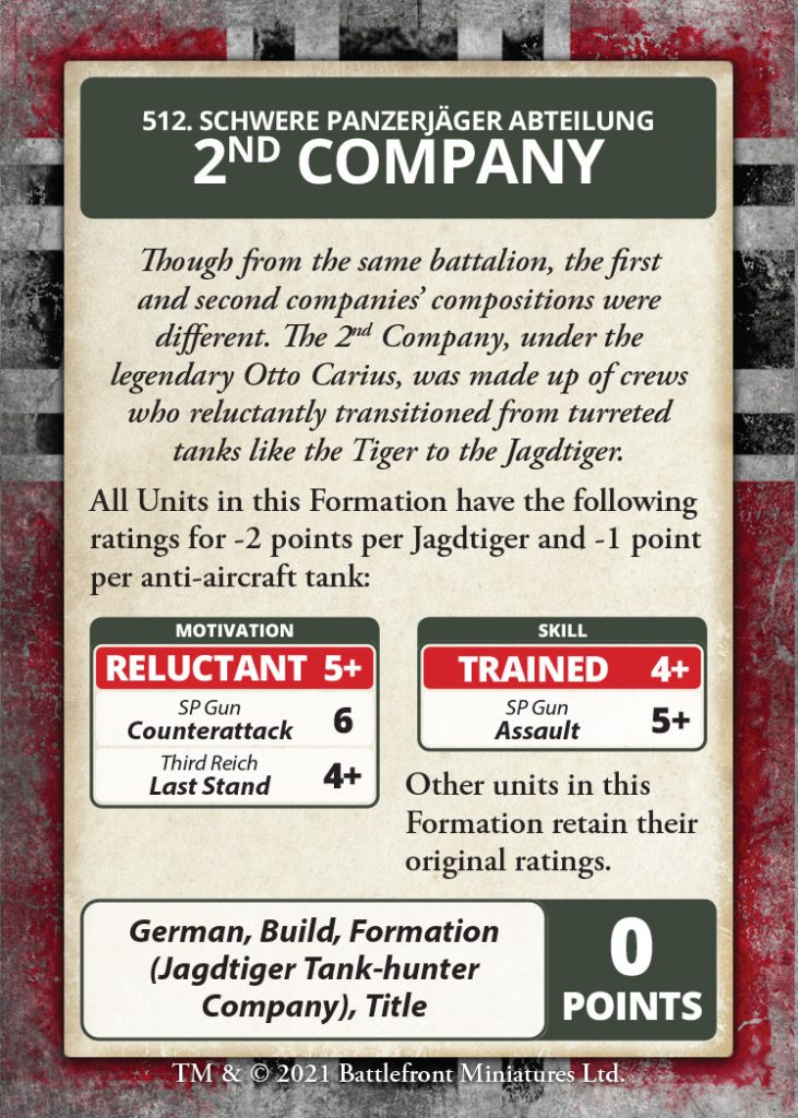 American – Big Four Of Late War